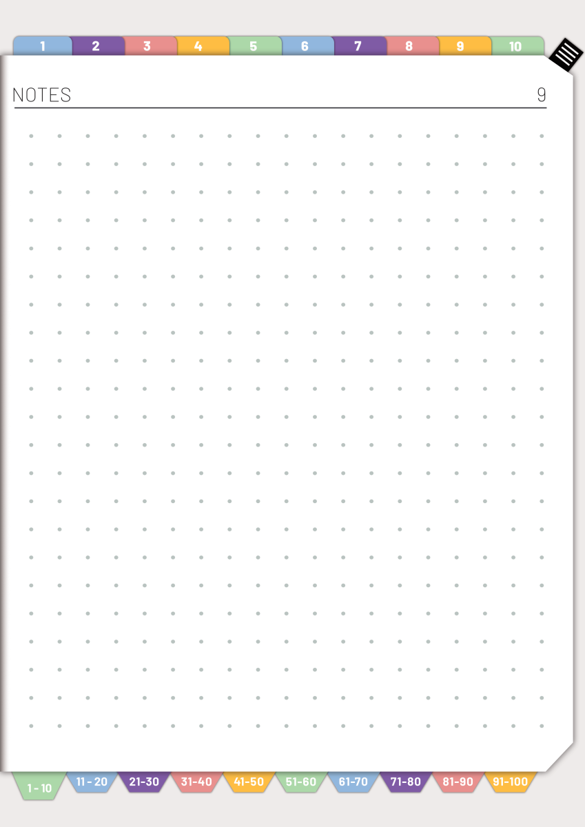 Digital Notebook | Portrait Version - Abacus Whiskers