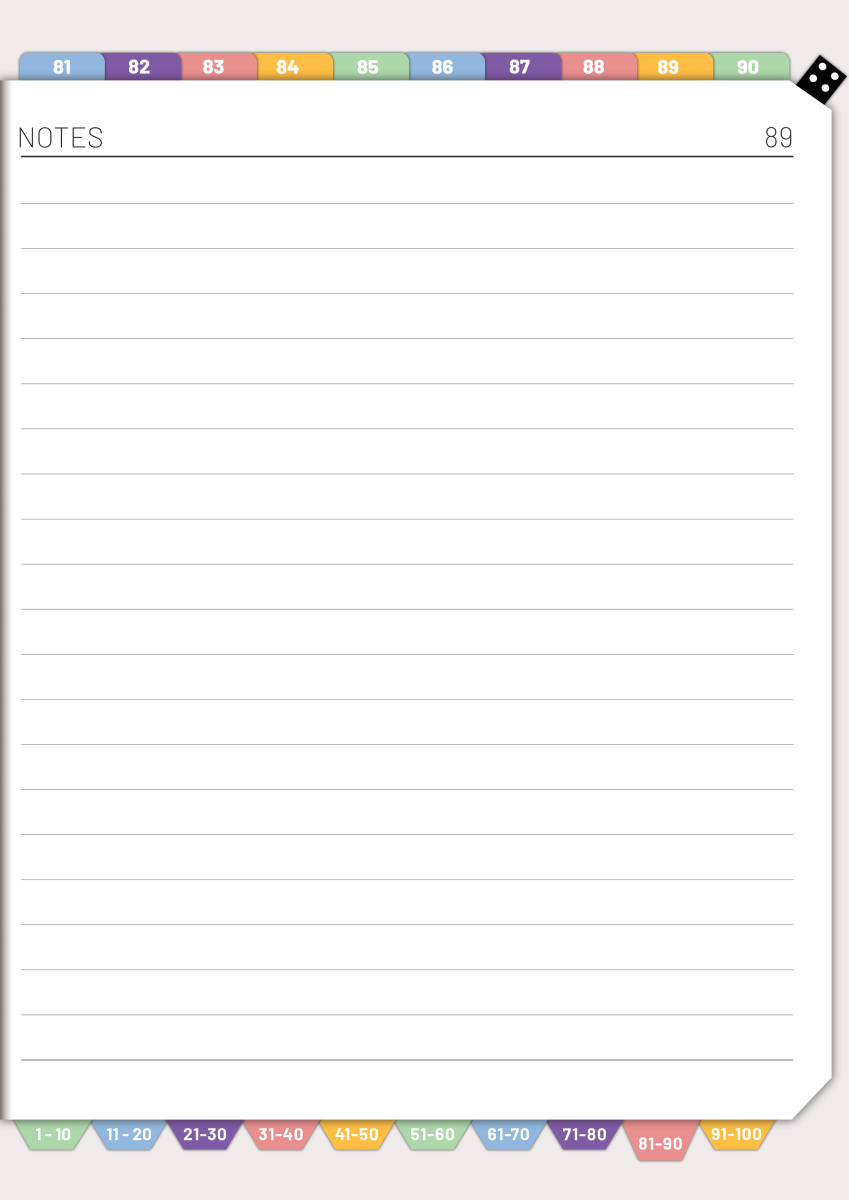 Digital Notebook | Portrait Version - Abacus Whiskers