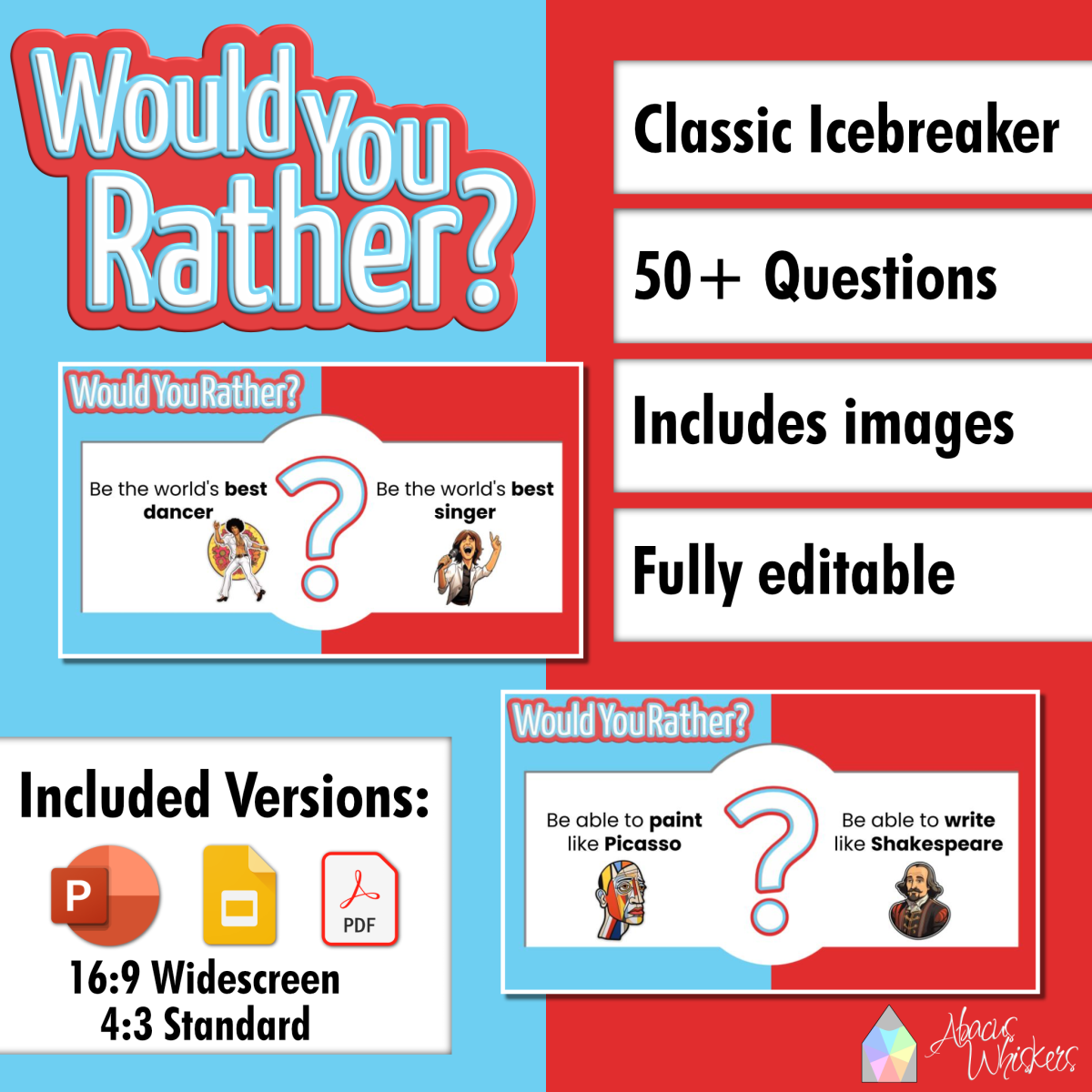 'Would You Rather?' Ice-Breaker Game | Back To School | With Engaging ...
